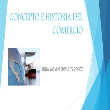 Concepto e historia del comercio | PPTX