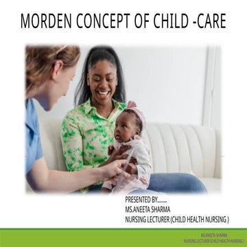 CONCEPT OF CHILD CARE. pptx | PPTX