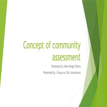 Concept of community assessment .pptx