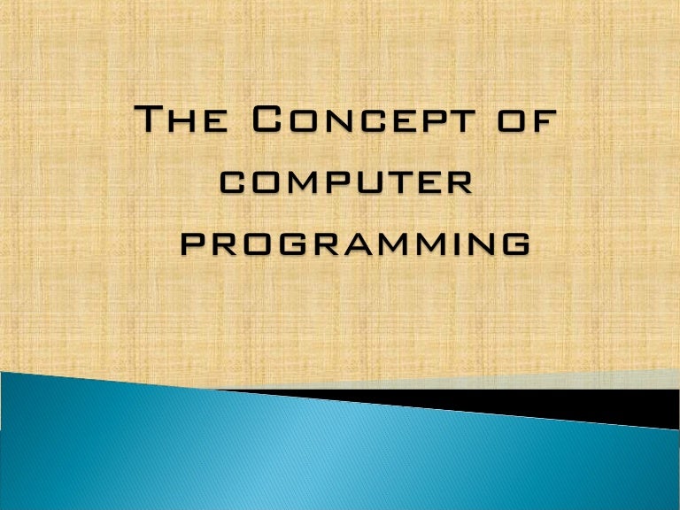 Concept Of Computer Programming Iv