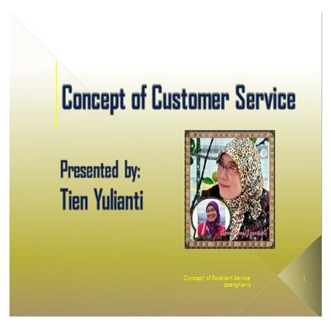 Concept of customer service _ tien's 2019 | PPT