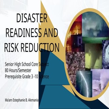 Disaster Readiness and Risk Reduction Module 1 | PDF