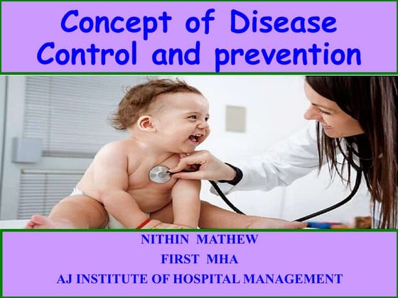 disease prevention and control | PPT