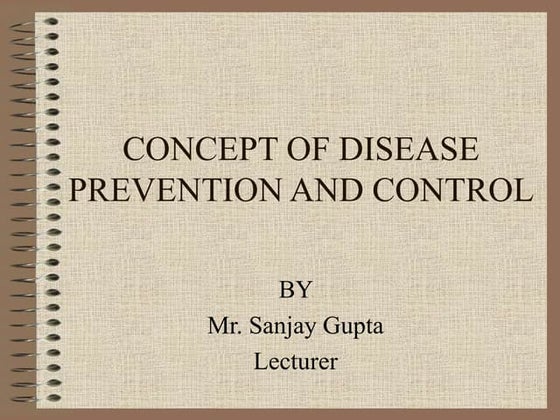 disease prevention and control | PPTX | Infectious Diseases | Diseases ...