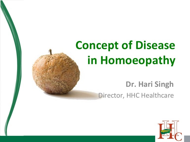 Concept Of Disease In Homoeopathy V1.2