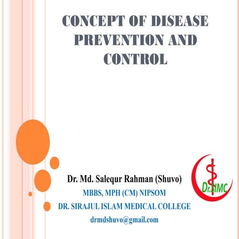 Prevention and control of infectious diseases | PPT