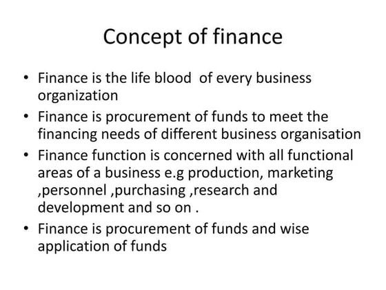 basics of finance | PPT