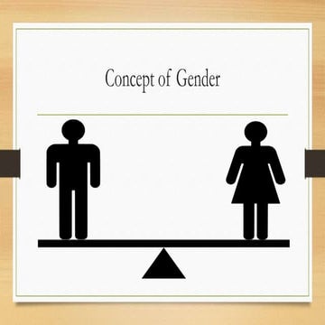 Concept of gender | PPTX