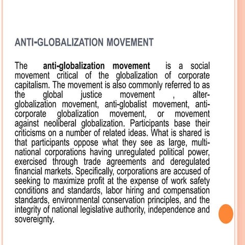 Concept of Globalization | PPTX