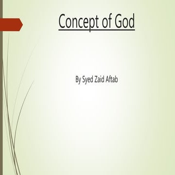 Concept of God | PPTX