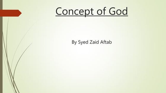 Lecture 5 theisms | PPTX | Religion & Spirituality