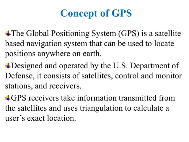 GPS HISTORY | PPTX