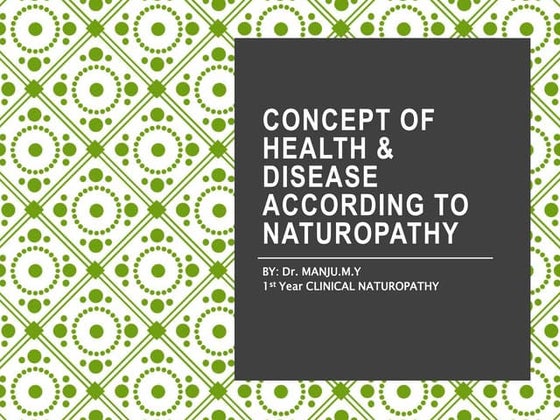 Naturopathy: an overview | PPT