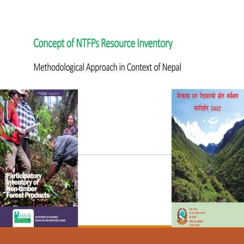 Concept of NTFPs resources Inventory-Nepal - Copy.ppt