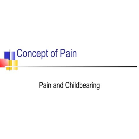 Concept of pain | PPT