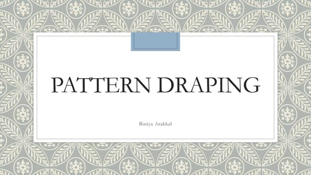 PRINCIPLES OF DESIGN IN FASHION | DOCX