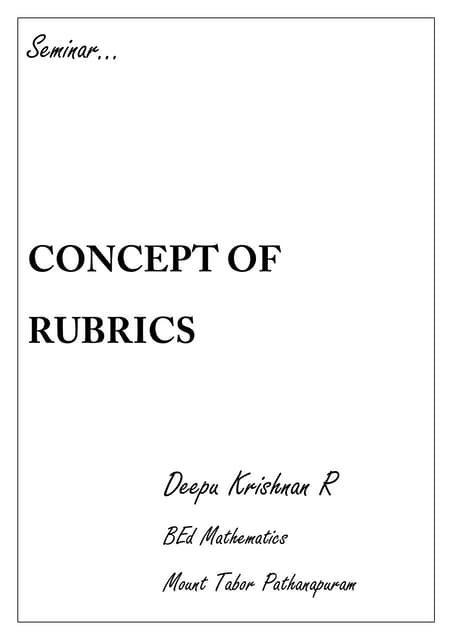 Performance Task Design with Rubrics | PPTX | Educational Assessment | Education