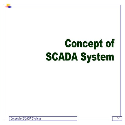 Concept Of Scada System Plc Rtusnetworkpptx Computer Networking Computing