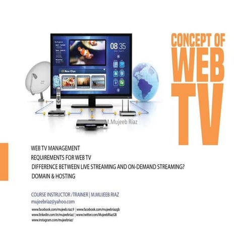 Concept of web tv by M.Mujeeb Riaz | PDF
