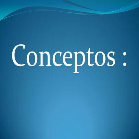 Explicacion conceptos mapa | PPT