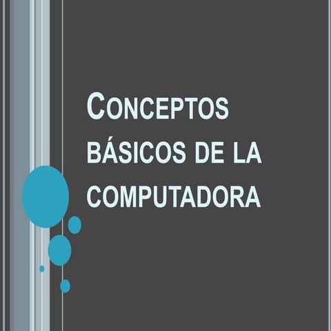 Conceptos básicos de la computadora | PPTX | Computer Peripherals | Computing