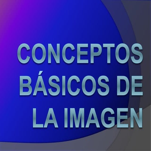 Conceptos básicos de la imagen | PPTX