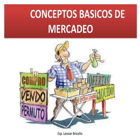 Conceptos bàsicos del mercado | PPTX