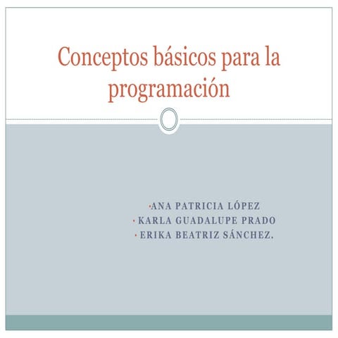 Introduccion a la Programacion Conceptos Básicos.pptx