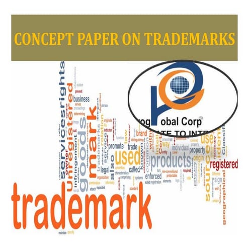 Concept Paper on Trademarks | PDF