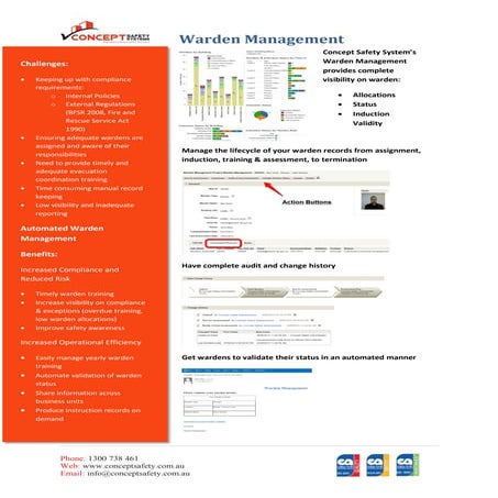 Warden Management System by Concept Safety Systems | PDF