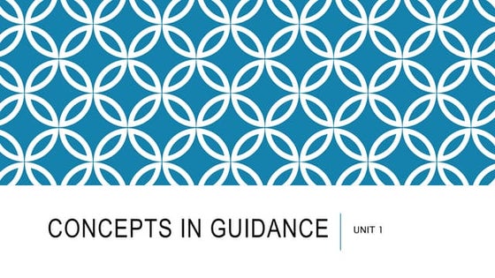 Concept of guidance | PPT