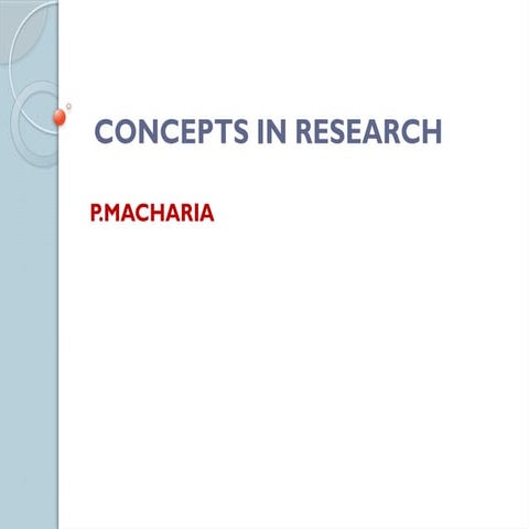 CONCEPTS IN RESEARCH.pptx better And also easy to understand | PPT