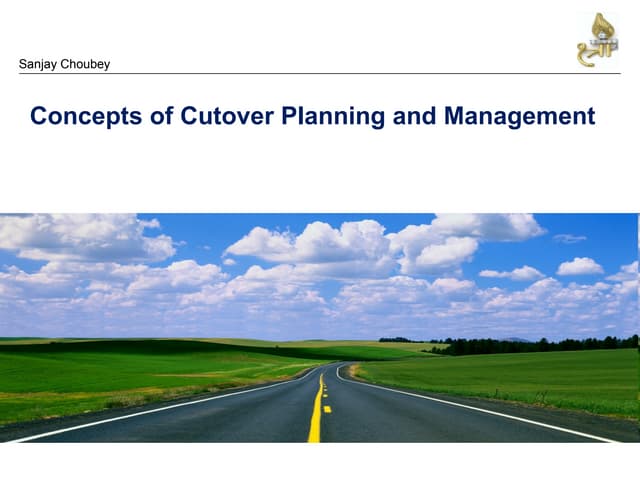 SAP Cutover Strategy with details becomes Cutover Kickoff) | PPT
