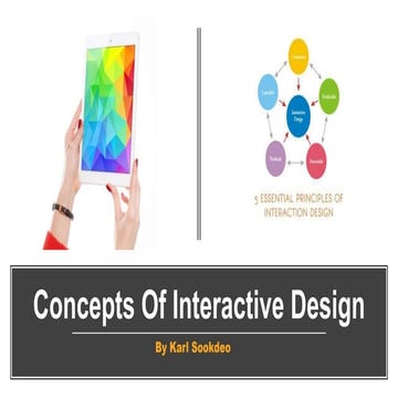 5 principles of Interactive design | PPTX