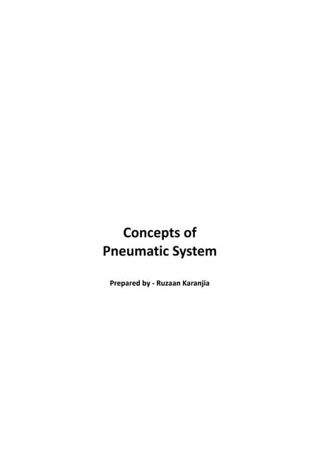 Applications of Pneumatic System with Machines | PPT