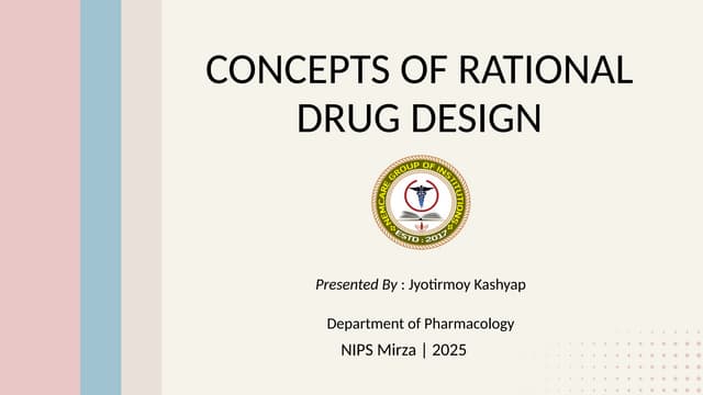 Rational drug design method | PPTX