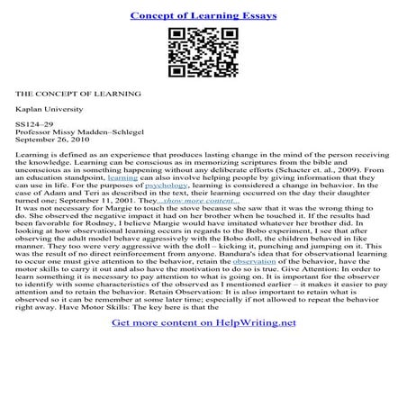 Concept Topics For An Essay | PDF | Business | Business and Finance