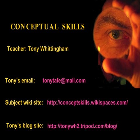 Conceptual Skills Introduction | PPT