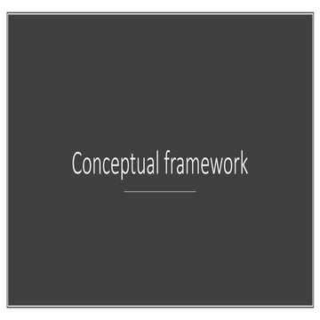 Conceptual framework | PPT