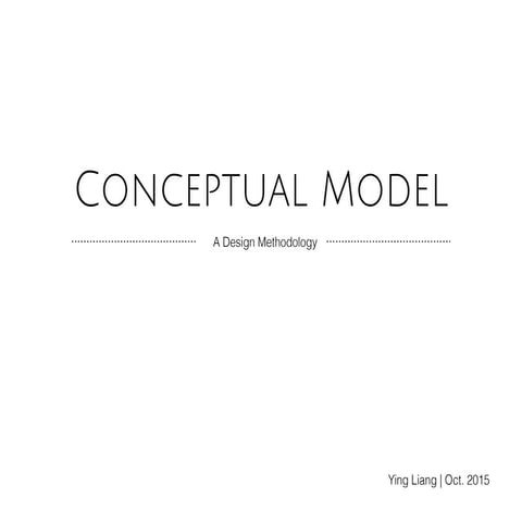 Conceptual model | PPT