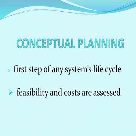 Conceptual Planning | PPTX