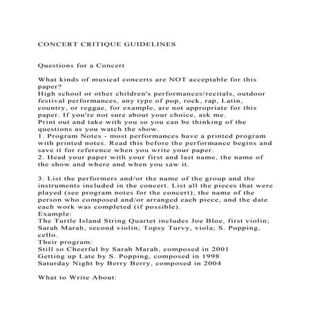 CONCERT CRITIQUE GUIDELINES Questi.docx