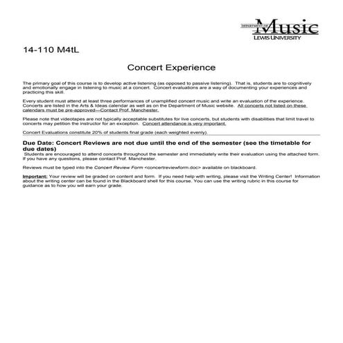 Concert reviews | PDF
