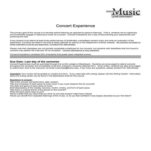 Concert reviews | PDF