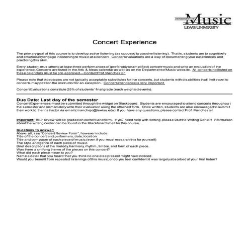 Concert reviews | PDF