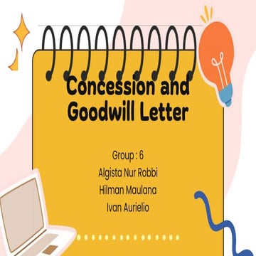 ConcessionAndGoodWill and english teks to learn | PPTX