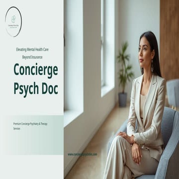 Concierge Psych Doc Premium Mental Health Care | PPTX