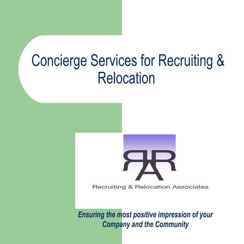 Concierge Services For Recruiting & Relocation2 | PPT