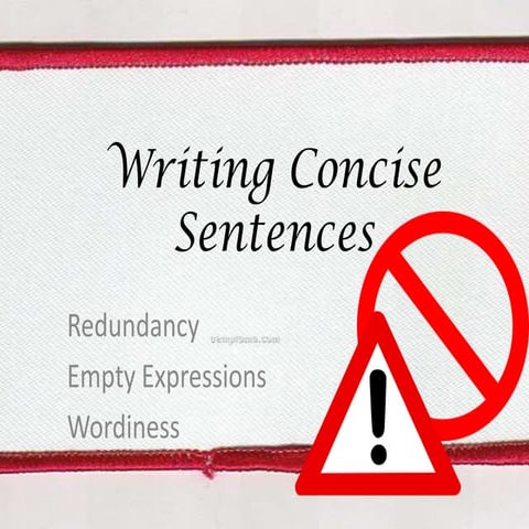 Concise sentence | PPTX