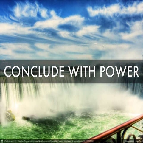 Conclude with Power | PPT